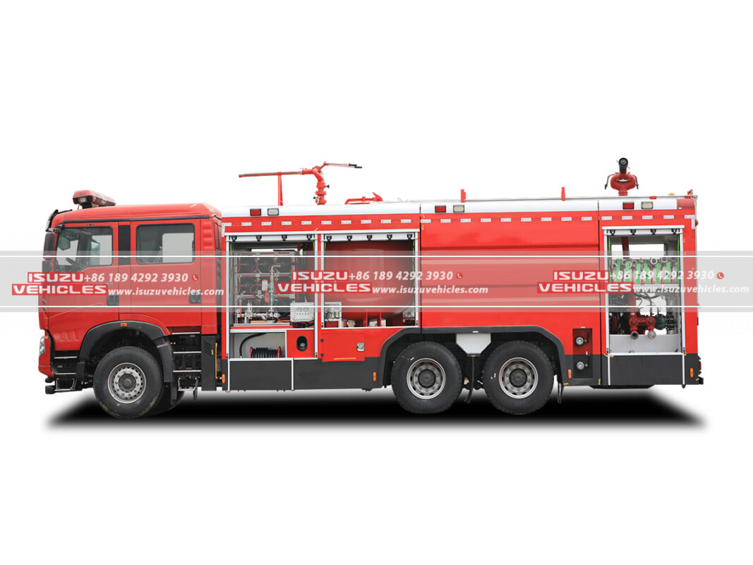 ISUZU 6000Kgs Dry Powder Fire Truck - ISUZU Vehicles