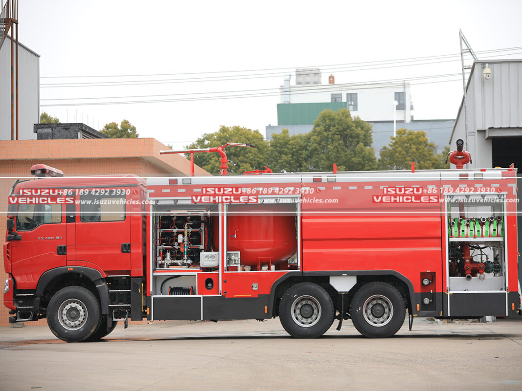ISUZU 6000Kgs Dry Powder Fire Truck - ISUZU Vehicles