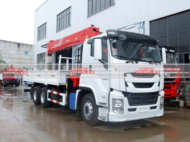 ISUZU FVZ 6×4 Truck with 8 Ton Telescopic Crane - ISUZU Vehicles
