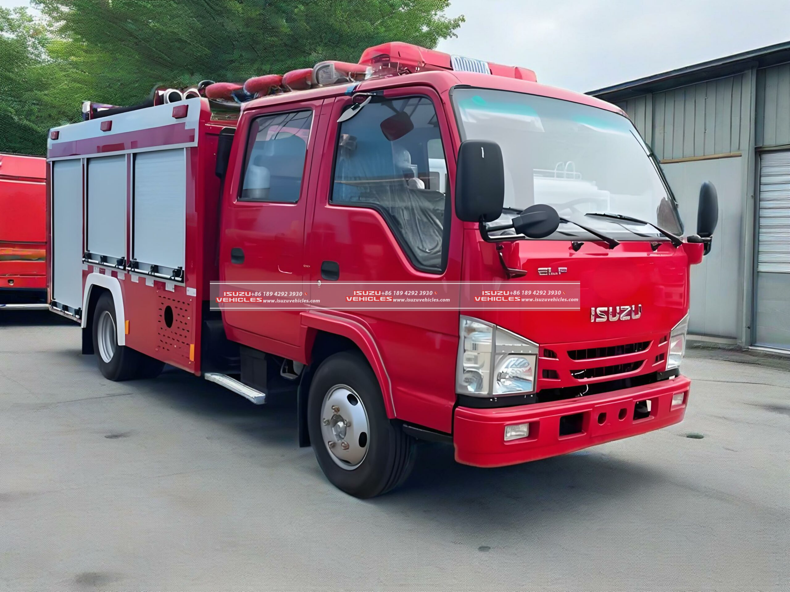 ISUZU Fire Truck Modular Units Gi-deploy Sa tibuok Kuwaiti Oil Refineries - ISUZU Vehicles