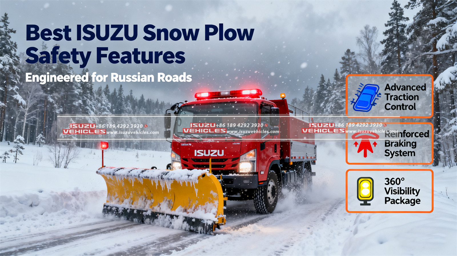 Best ISUZU Snow Plow Safety Features for Russian Roads - ISUZU Vehicles