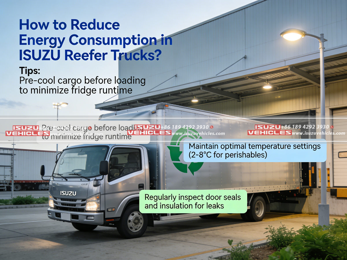 How to Reduce Energy Consumption in ISUZU Reefer Trucks? - ISUZU Vehicles