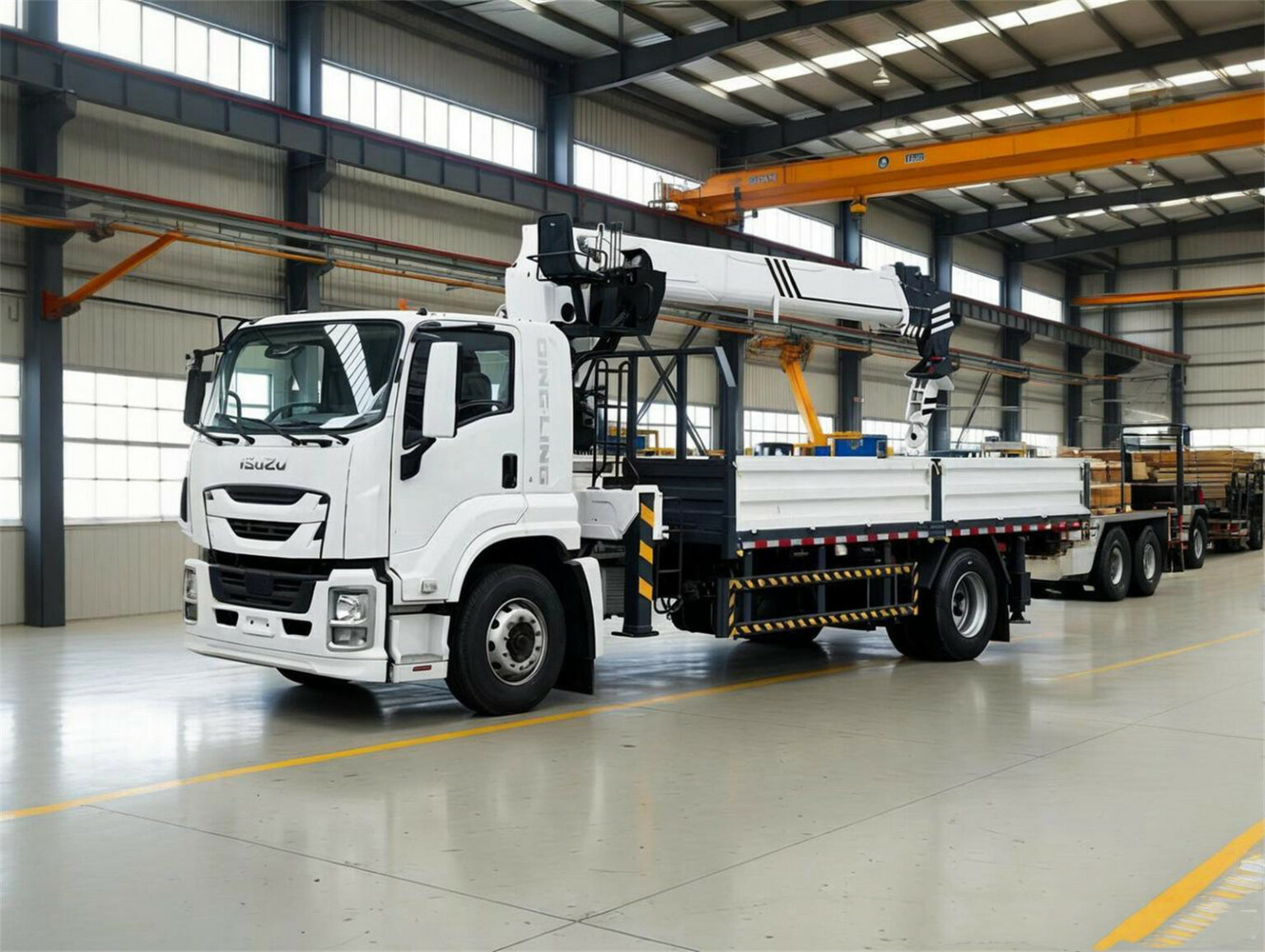 ISUZU 10 Ton FTR PALFINGER Telescopic Boom Crane - ISUZU Vehicles