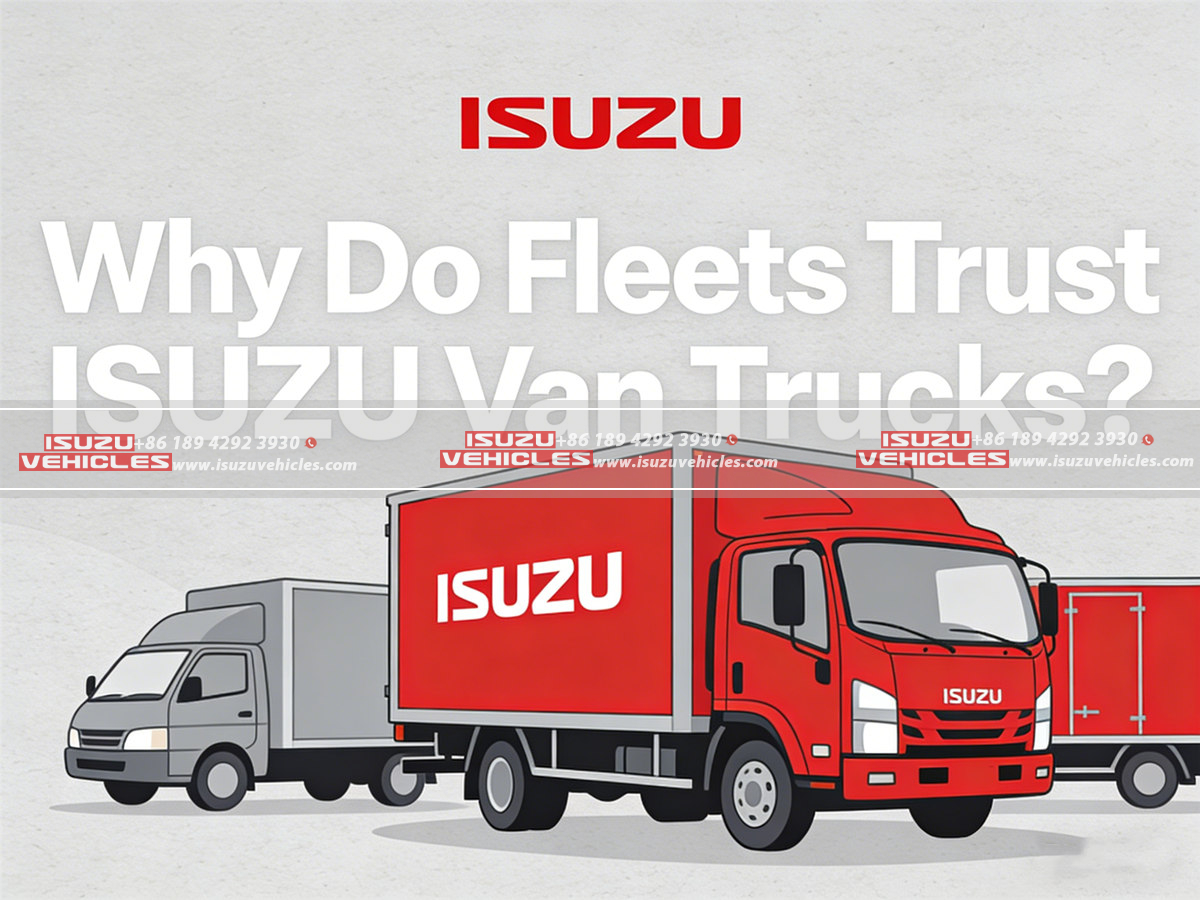 Why Do Fleets Trust ISUZU Van Trucks? - ISUZU Vehicles