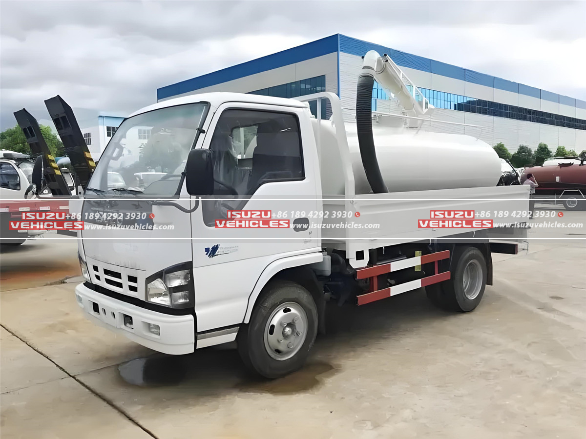 ISUZU 5000L Septic Vacuum Sewer Truck - ISUZU Vehicles