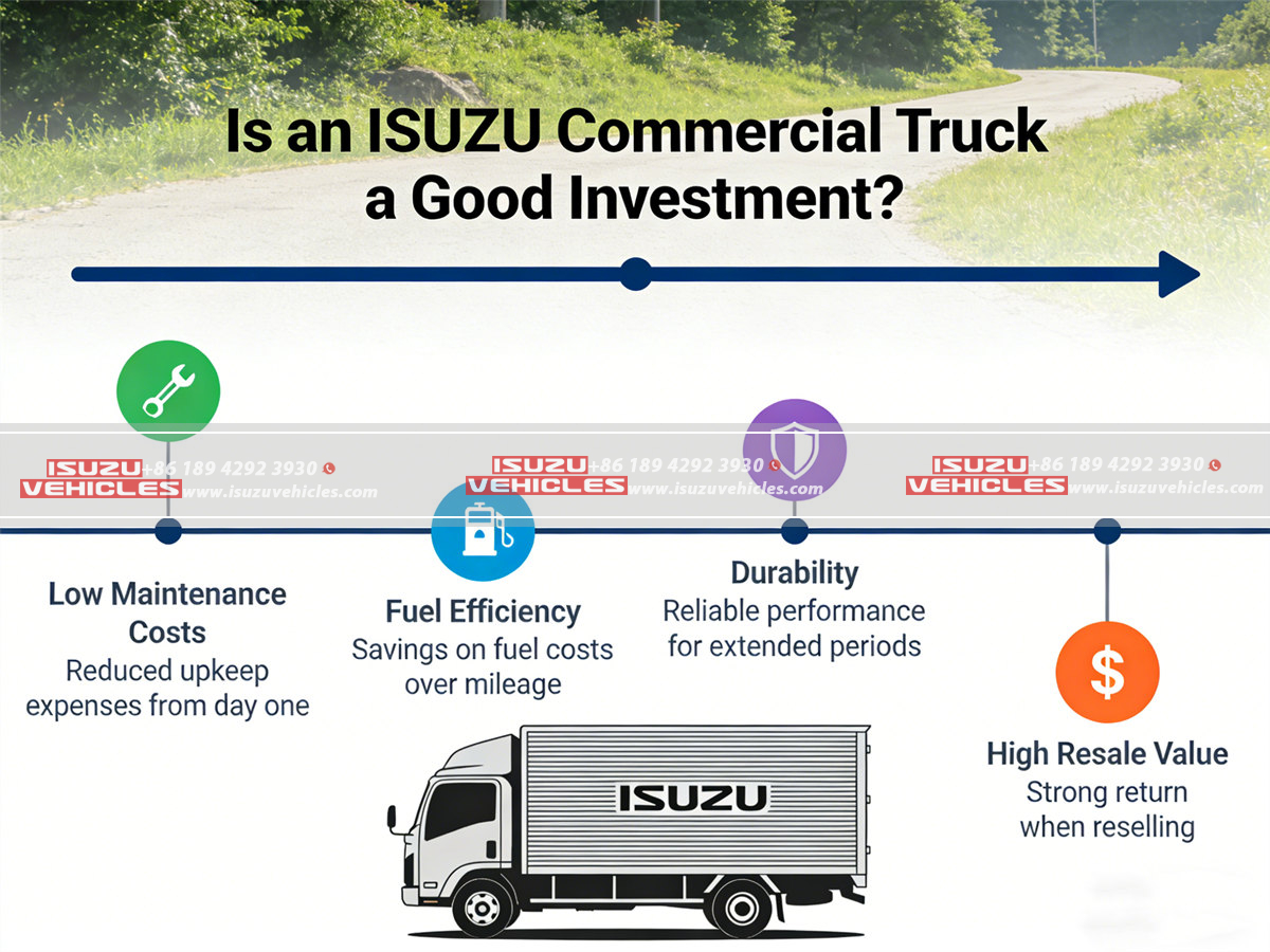 Is an ISUZU Commercial Truck a Good Investment? - ISUZU Vehicles