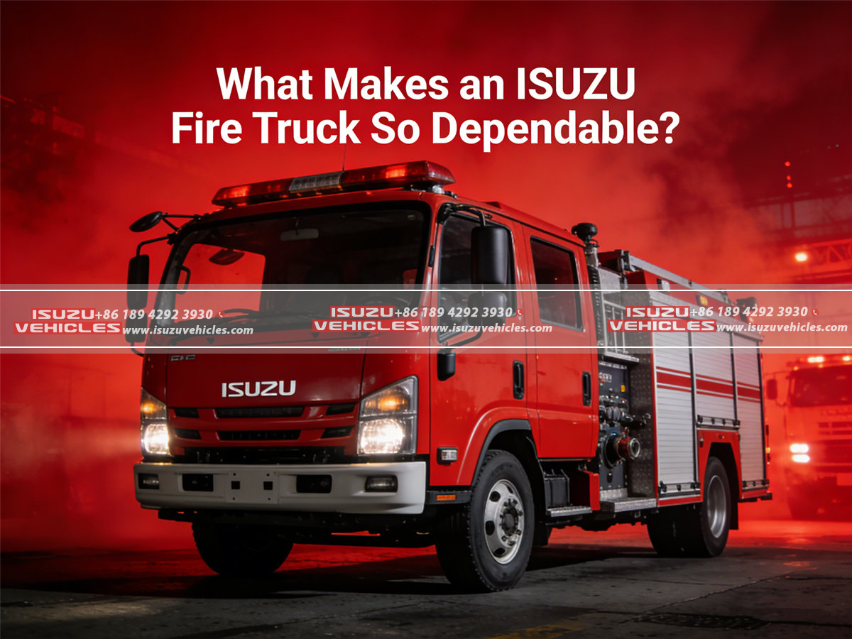 What Makes an ISUZU Fire Truck So Dependable? - ISUZU Vehicles