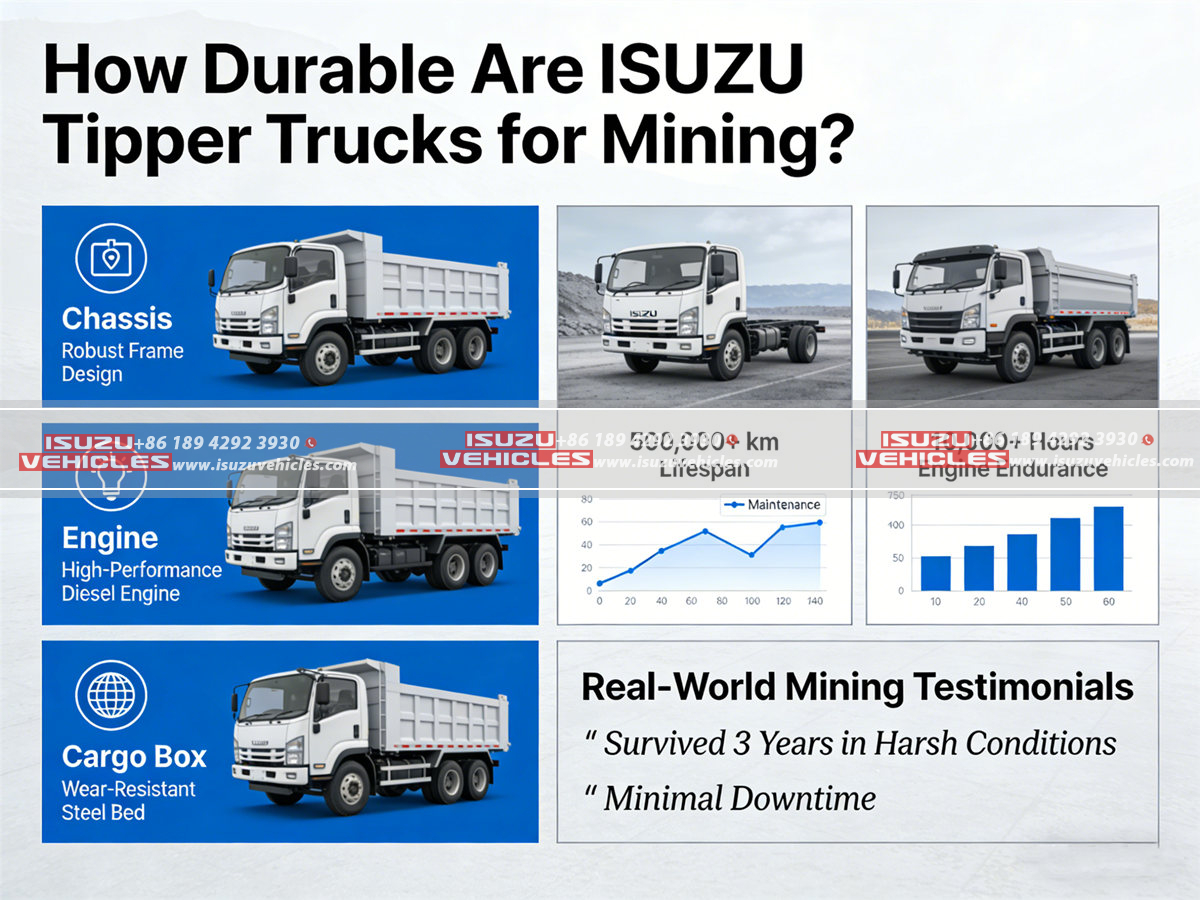 Zihlala ixesha elide kangakanani iilori ze-ISUZU Tipper zokumba ...