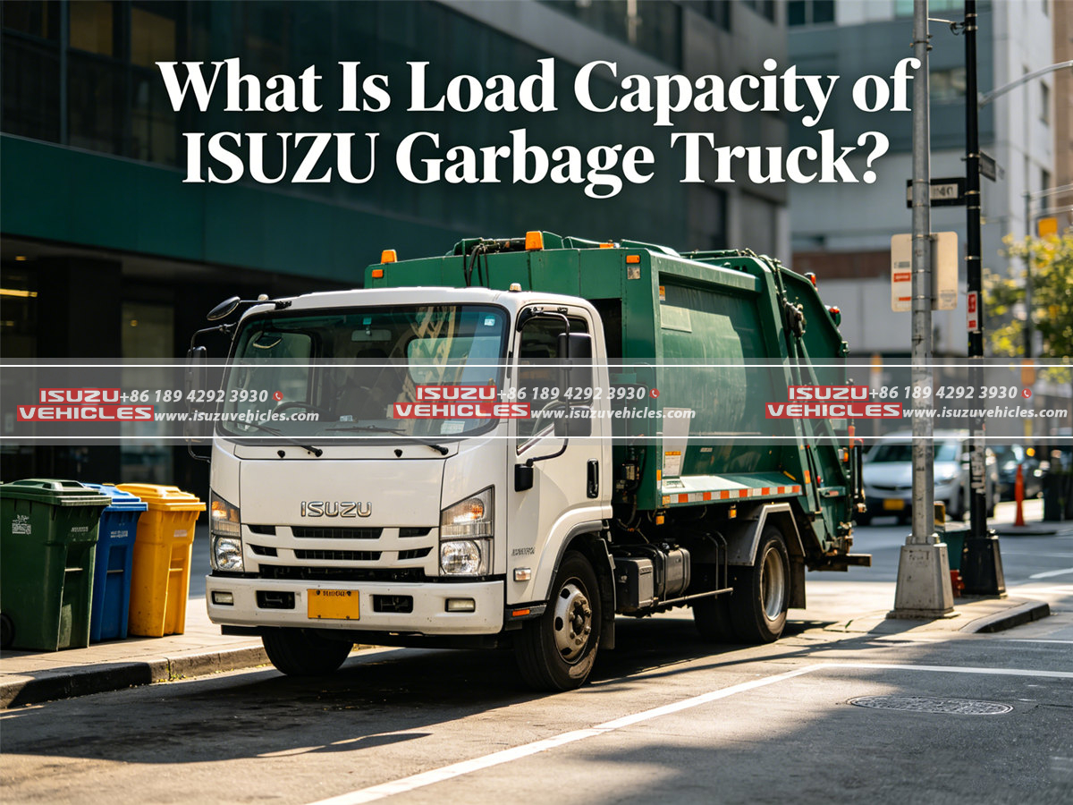 What Is Load Capacity of ISUZU Garbage Truck? - ISUZU Vehicles