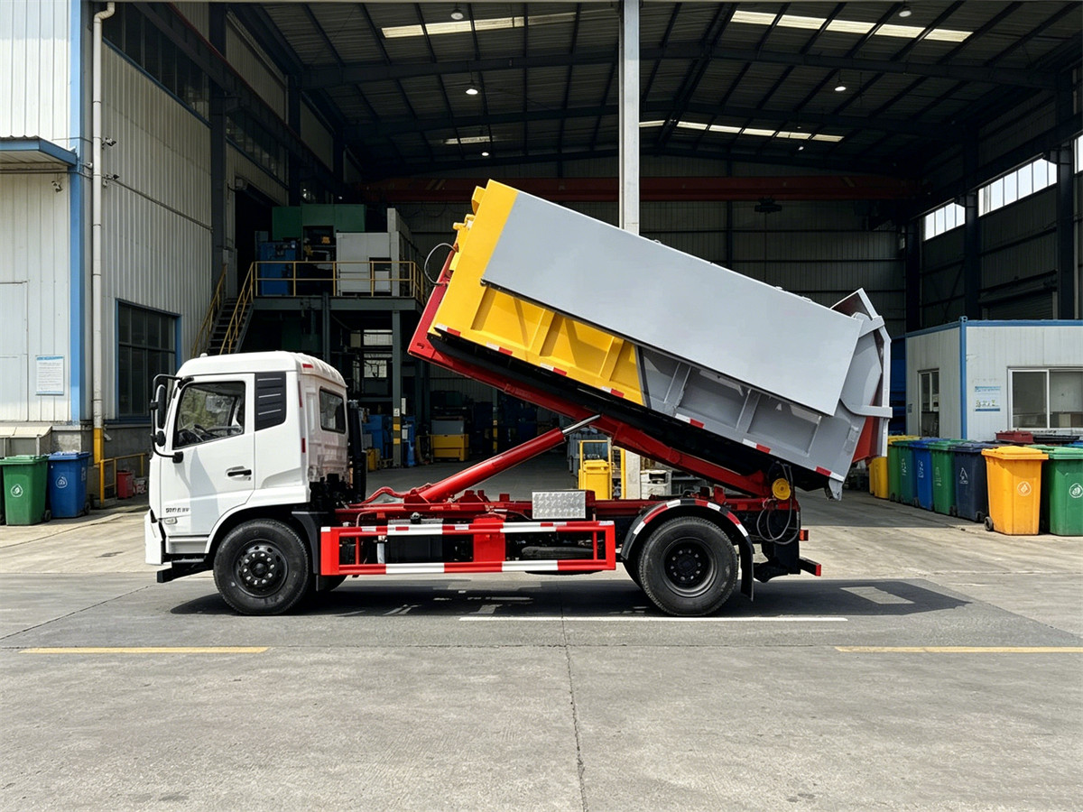 ISUZU 8 Ton Hook Loader Garbage Truck - ISUZU Vehicles